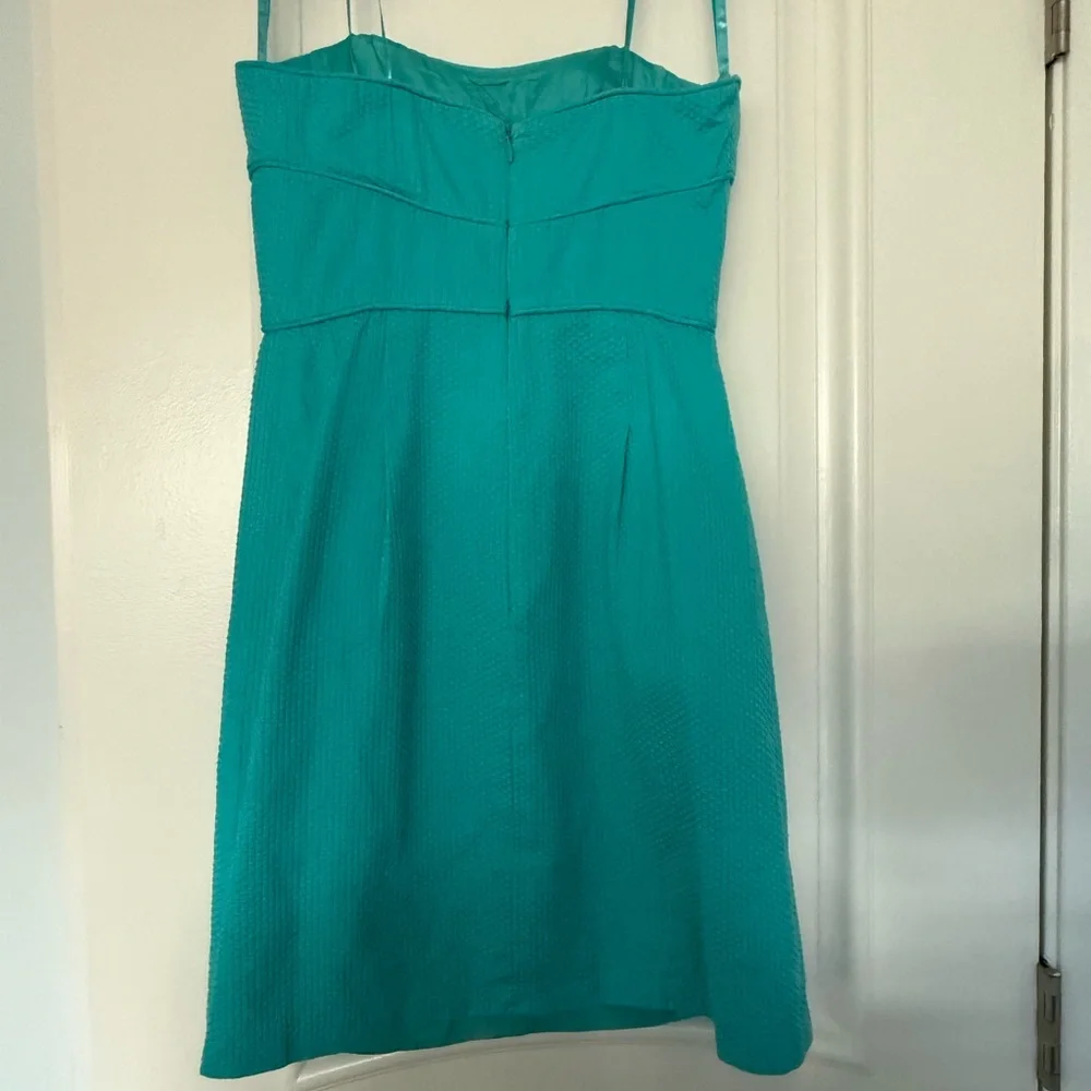 Max & Cleo | Dresses | Max Cleo Vibrant Turquoise Strapless Mini Dress ...
